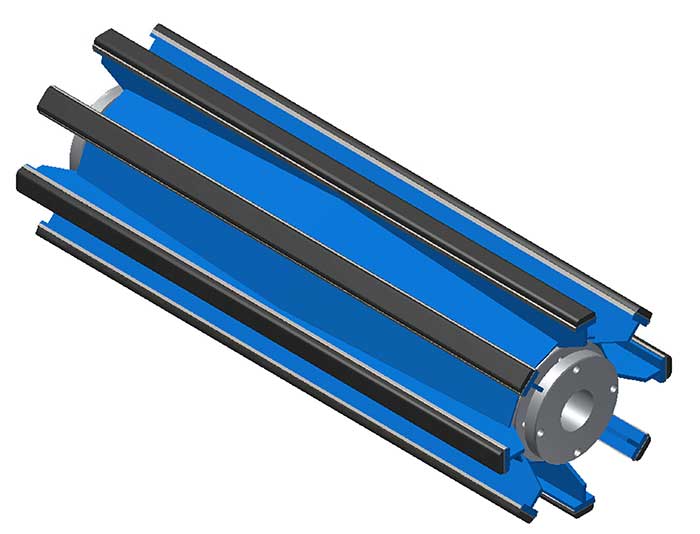 Industrial Conveyor Pulley Lagging | Luff Industries